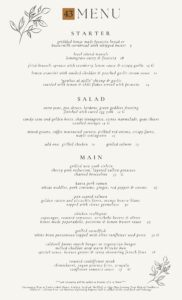 Menu - North43Bistro